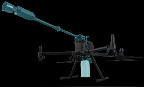 Lanzallamas drone DJI Matrice 300 | Dron lanzallamas DJI M300