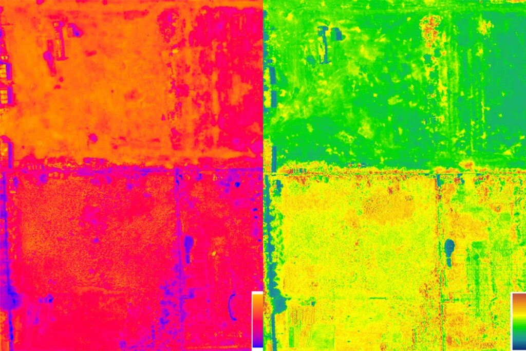 Drone-mounted multispectral camera with InGaAs SWIR & thermal LWIR