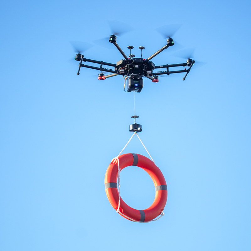 10Kg large payload winch drop release system | air cargo delivery